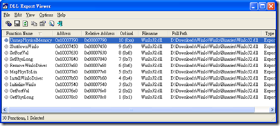 Ed32: 【DLL Export Viewer】List Dll